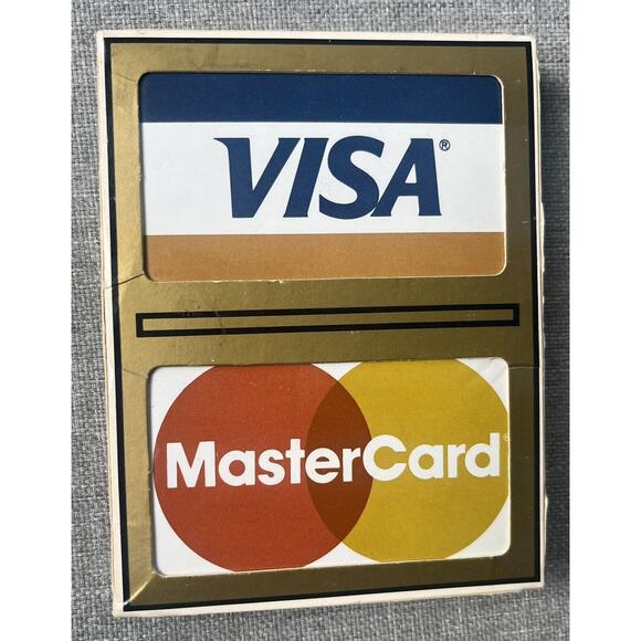 Gemaco | Games | Vintage Brand New Visa Mastercard Playing Card Decks ...